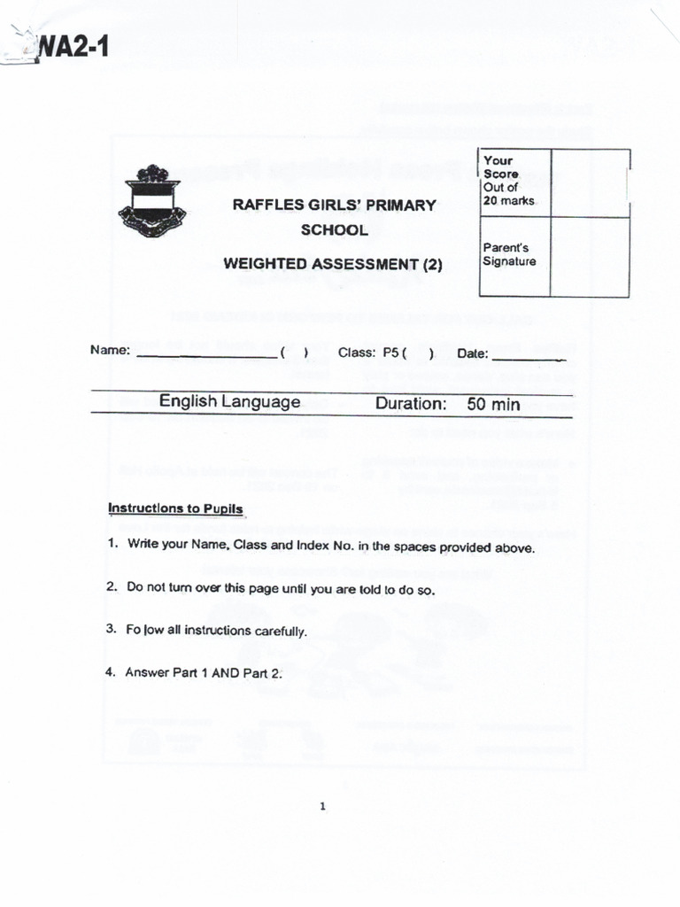 WA2 1-4 English | PDF