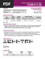 E71T-1 Welding Wire Specifications | PDF | Welding | Construction