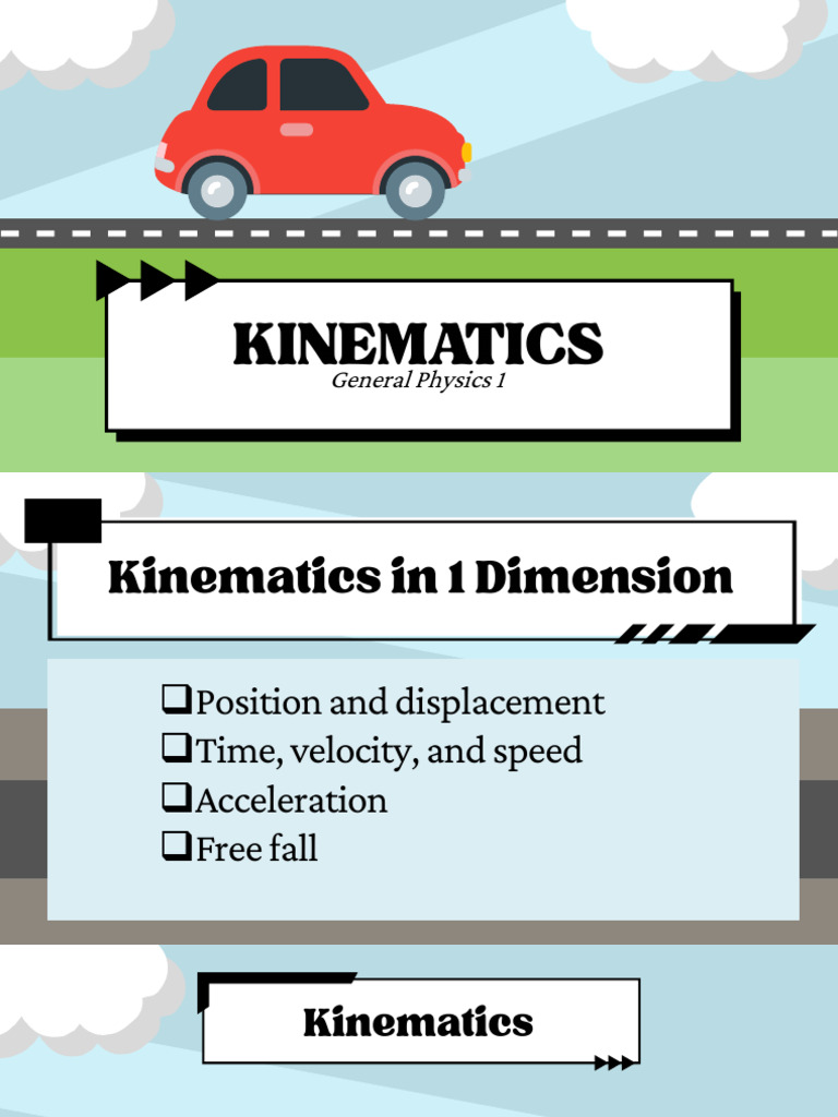 Physics - Kinematics | PDF