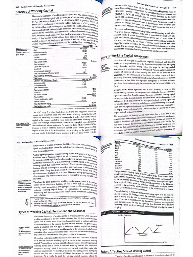 Working Capital Management (WCM) | PDF