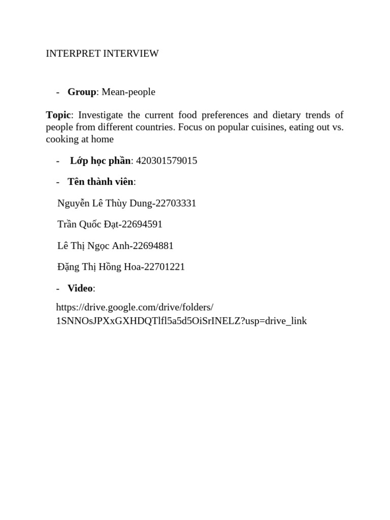 Interview Mean People | PDF