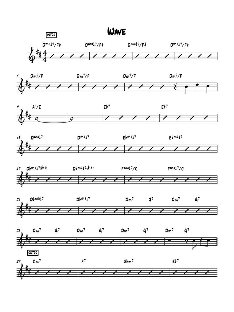 Wave - Full Score | PDF