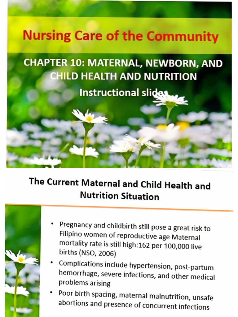 CHN Semis (Chap 10-11) | PDF