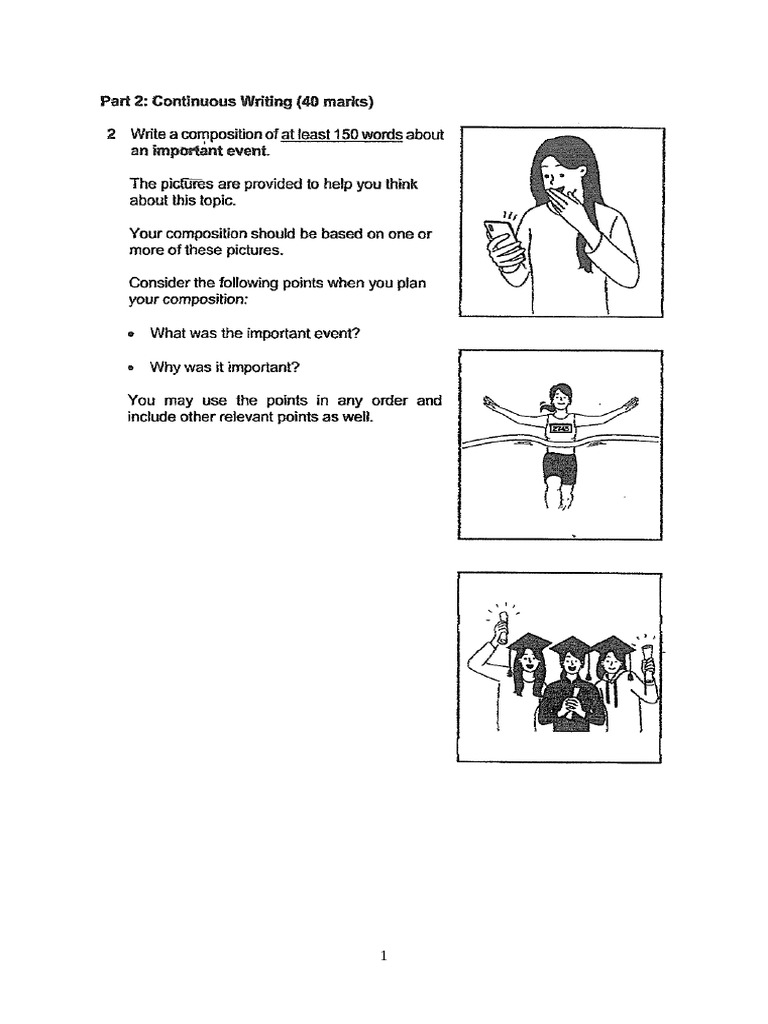 My Unforgettable School Events | PDF