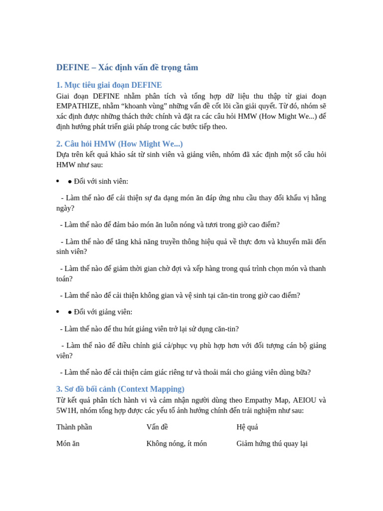 DEFINE Giai Doan | PDF