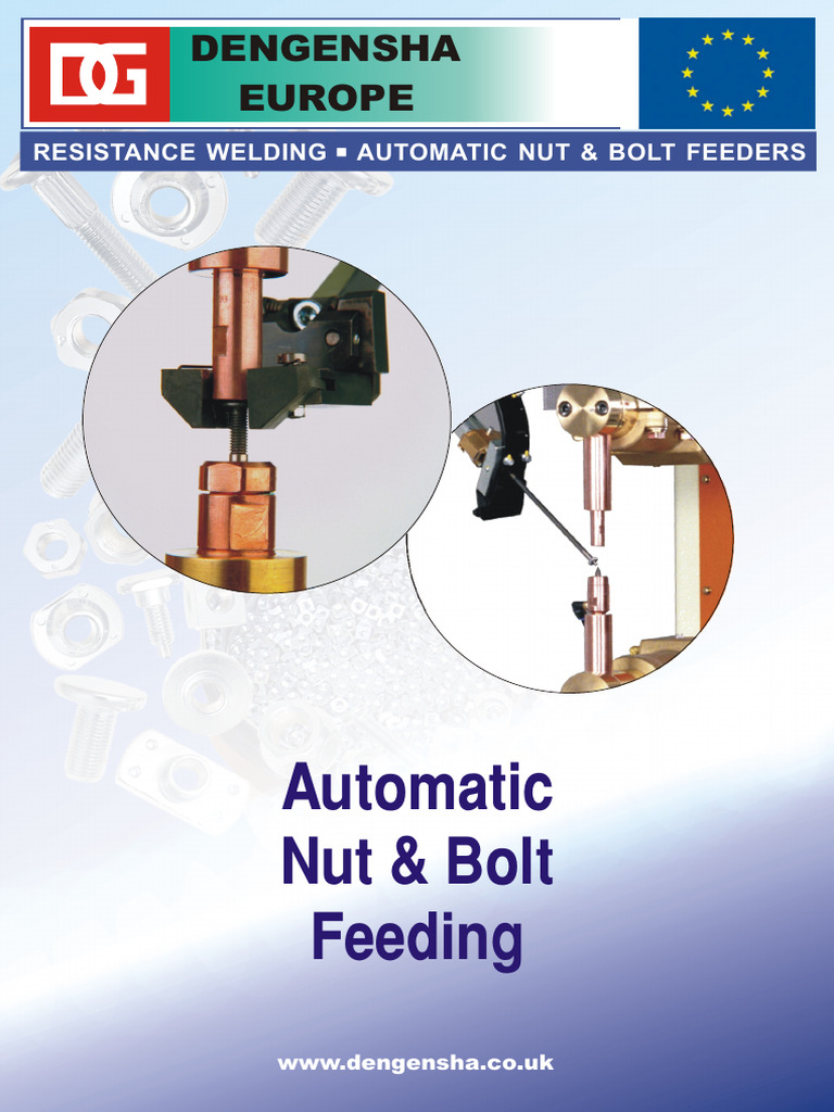 Dengensha Automatic Nut & Bolt Feeders | PDF | Welding | Construction