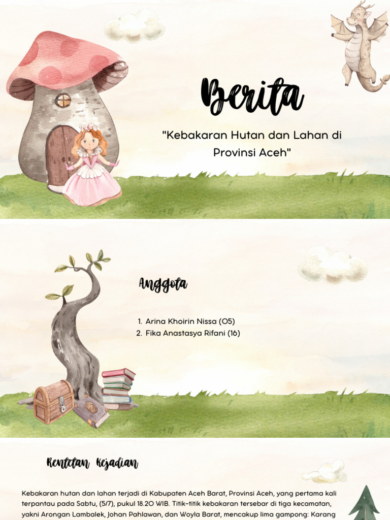 Fairy Tale Education Presentation in Nature Watercolor Style - 20250730 ...