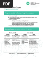 Return to Running Guidelines for Rehab | PDF | Running | Clinical Medicine
