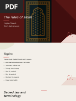 Monthly Salah Rakat Tracking Chart | PDF | Worship | Sharia