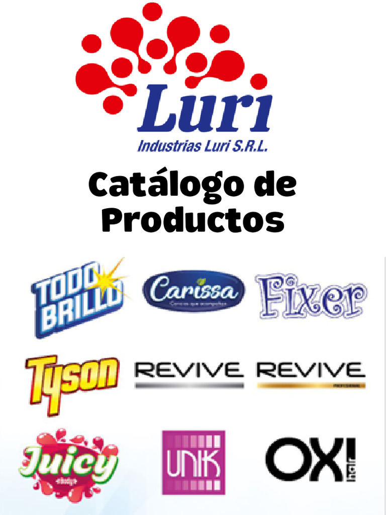 Catálogo de Productos de Luri SRL | PDF