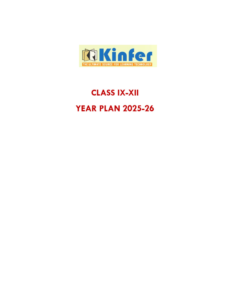 Class 10 Year Plan 2025-26 | PDF | Area | Equations