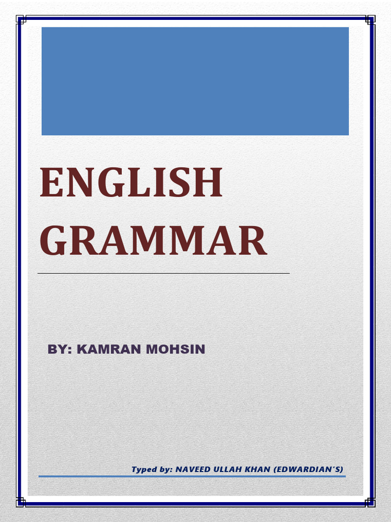 New 2025-26 English Grammar Prep+Mcqs Book by #D.L.A | PDF | English ...