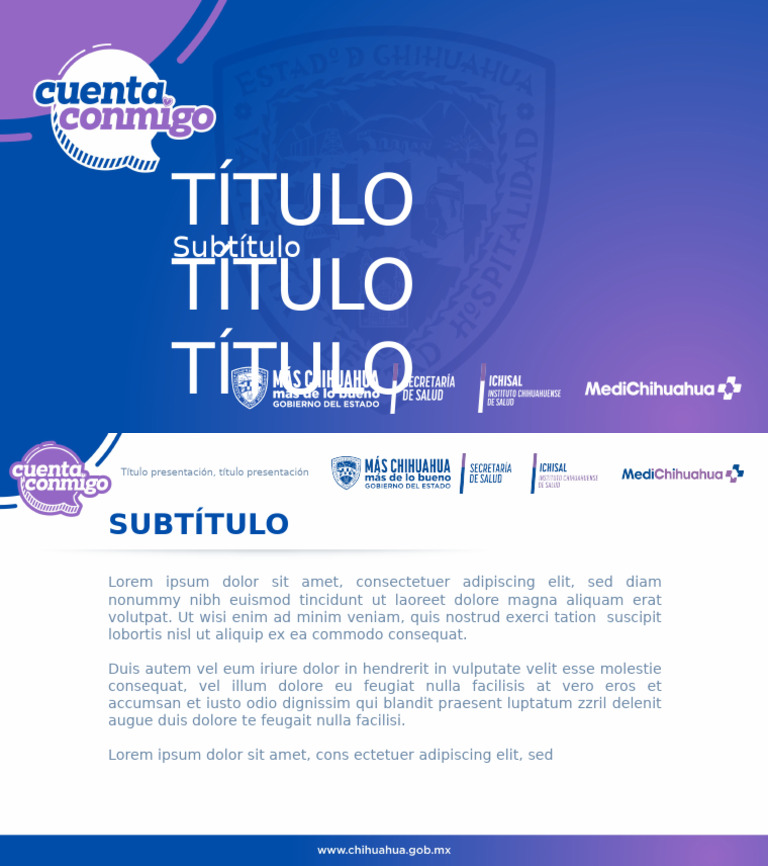 Plantilla Presentación - ICHISAL - 2 - GOB2025 | PDF
