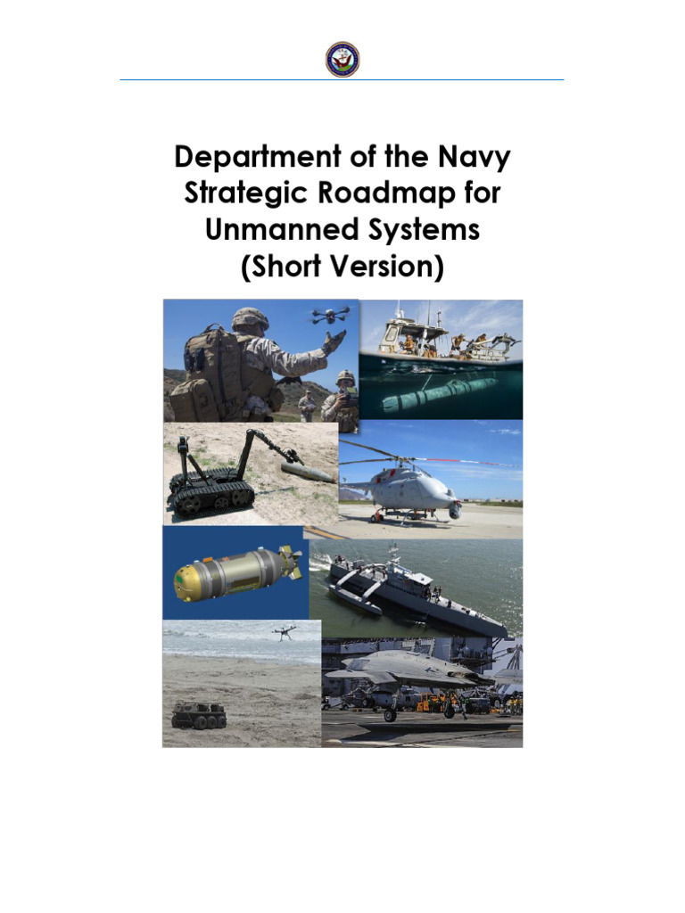 Navy Unmanned Systems Strategic Roadmap | PDF | United States Navy | Policy