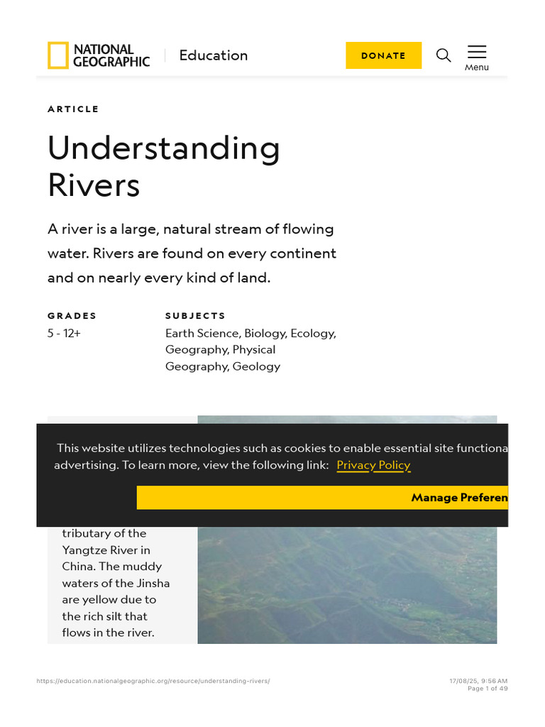 Understanding Rivers | PDF | River | Drainage Basin