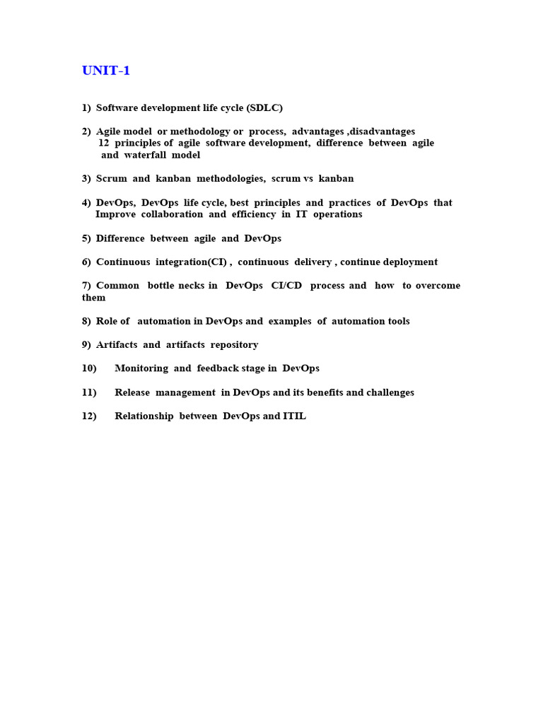 2025 02 08 07 38 PM DevOps Unit-1 | PDF | Software Development Process ...