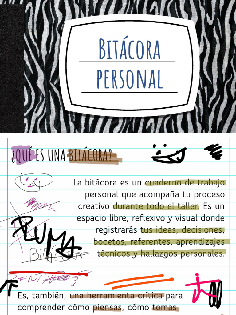 Guía para Crear una Bitácora Creativa | PDF | Las emociones | Cognición