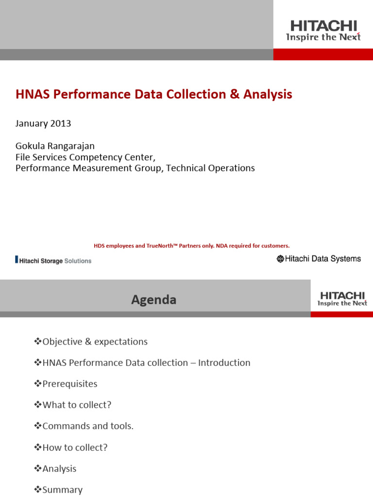 HNAS Performance Data Collection and Analysis | PDF | Transmission ...