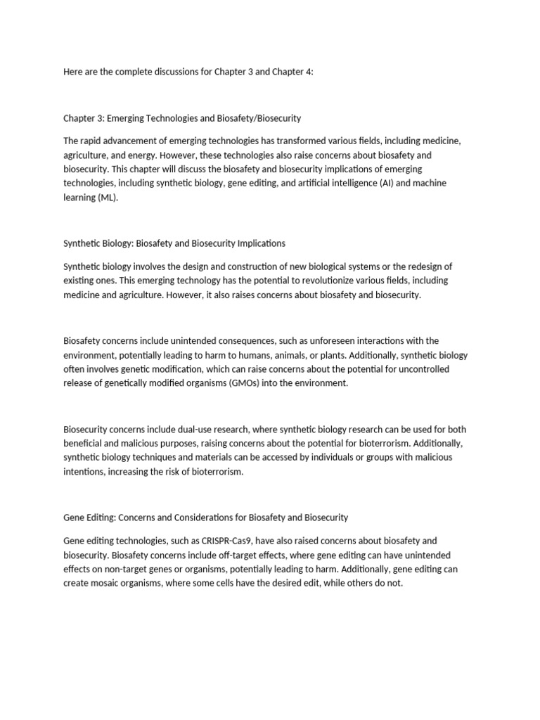 Chapter 3 and Chapter 4 | PDF | Genetic Engineering | Machine Learning