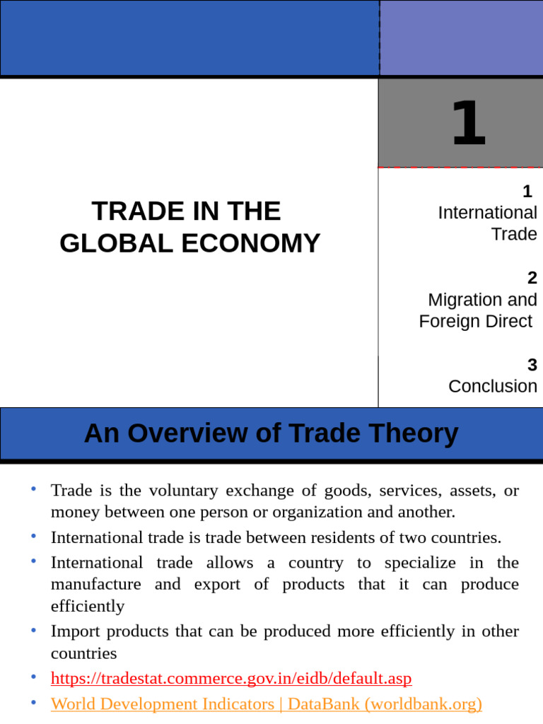 Overview of Global Trade Theories | PDF | Comparative Advantage ...