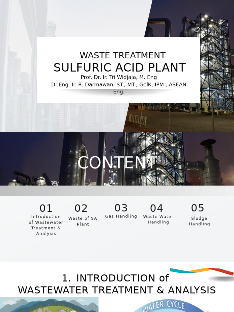 New PPT Sulfuric Acid Plant TW DAR Fix | PDF | Total Organic Carbon ...
