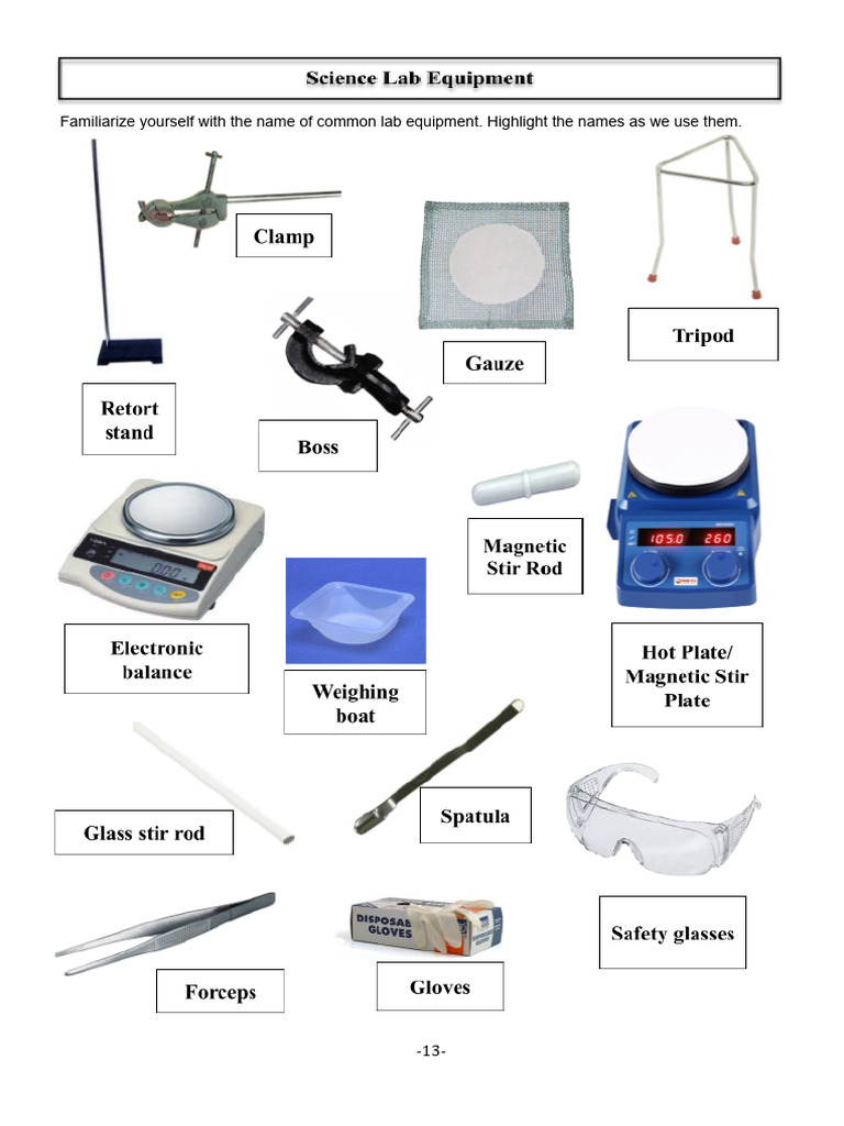 Science Lab Equipment | PDF