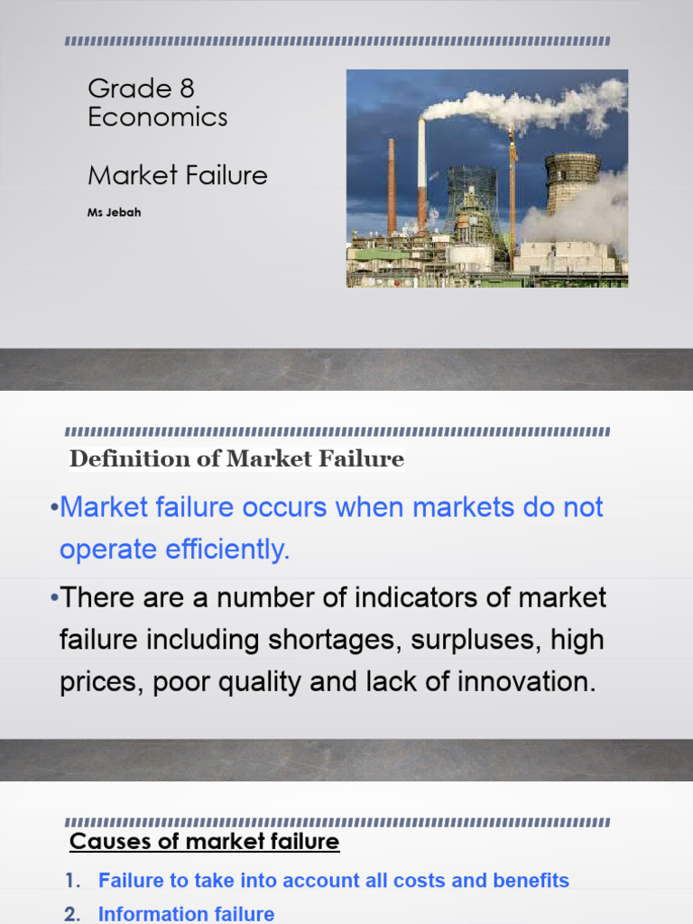 Grade 8 Market Failure | PDF | Market Failure | Externality