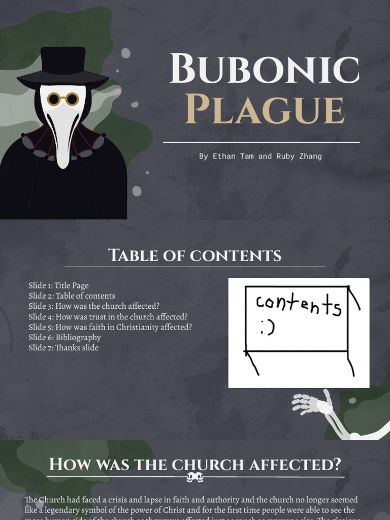 The Church's Role During The Black Plague | PDF | Faith | Black Death