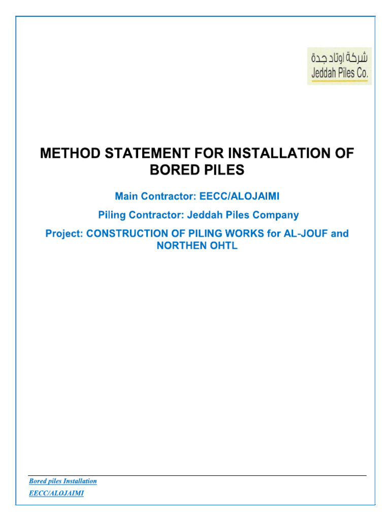 Piling Work Pdf