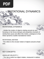 Class 12 Rotational Dynamics Notes | PDF