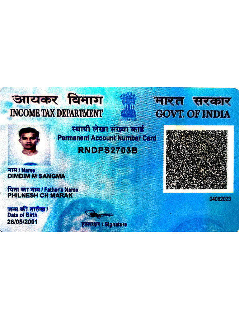 Pan Card Dimdim | PDF