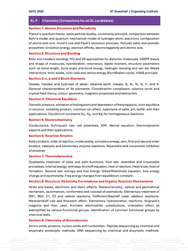 Syllabus Iit | PDF
