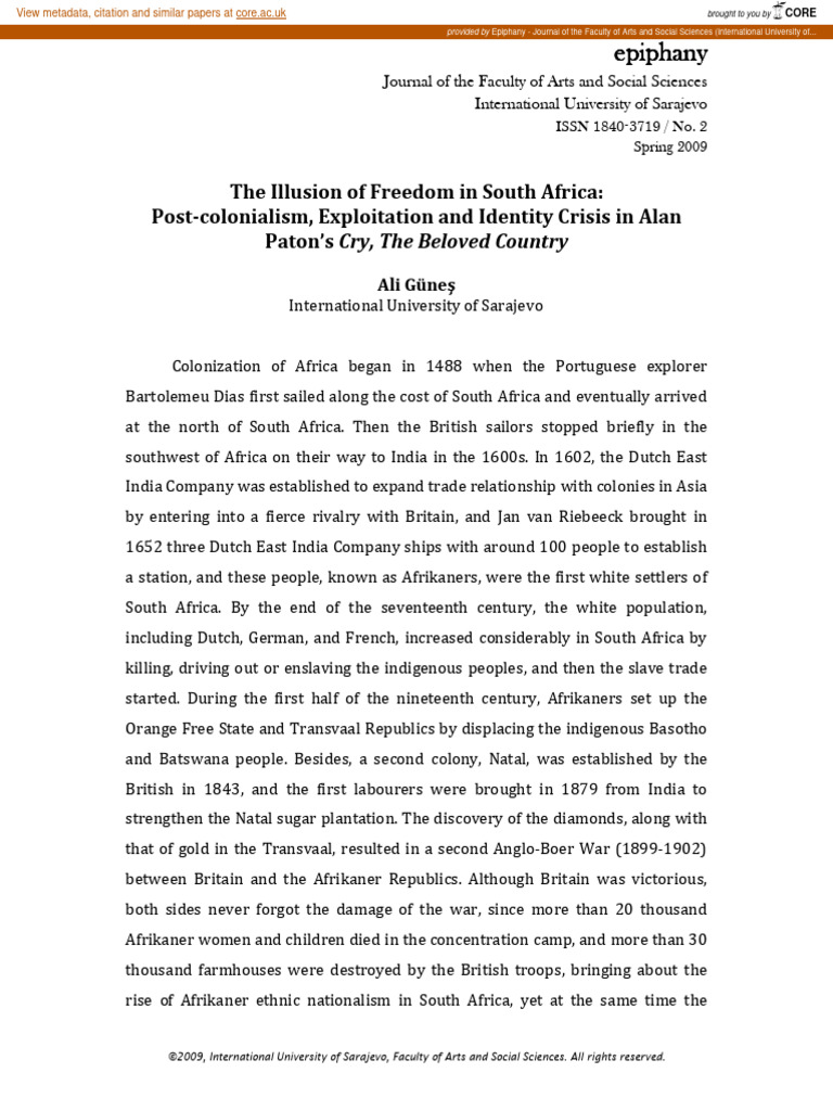 Colonialism's Impact on South Africa | PDF