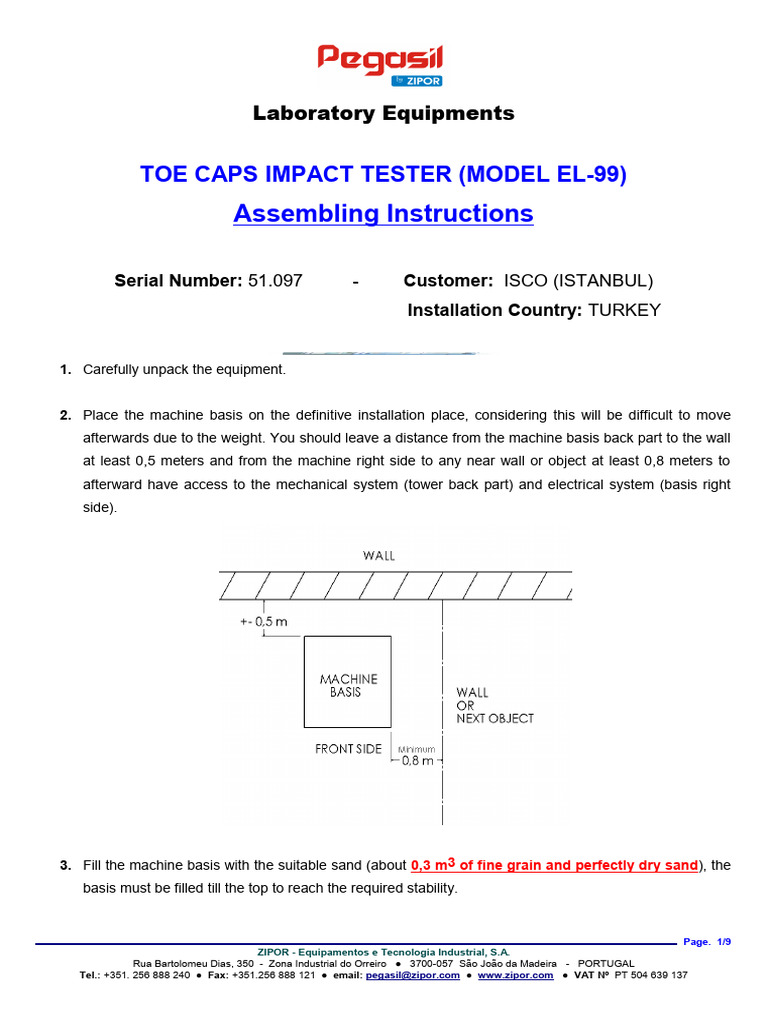 EL-99 Assembling Instructions - SN 51#097 | PDF
