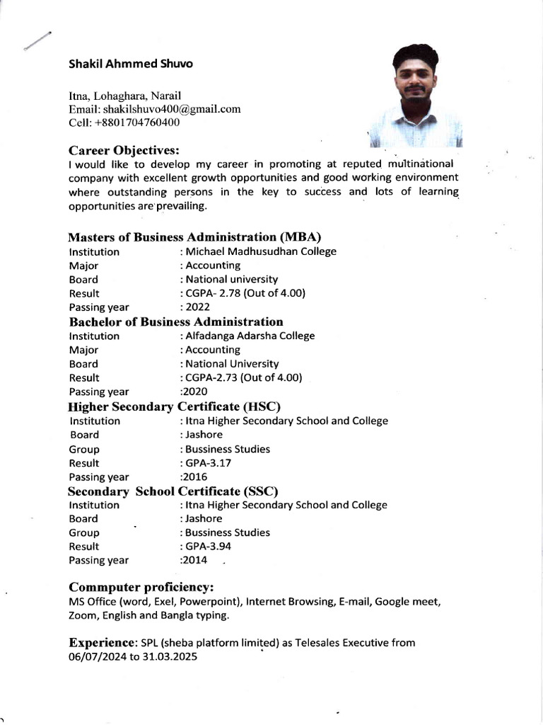 Curriculum Vitae of ...... - 20250629 - 0001 | PDF | Student Assessment And Evaluation ...
