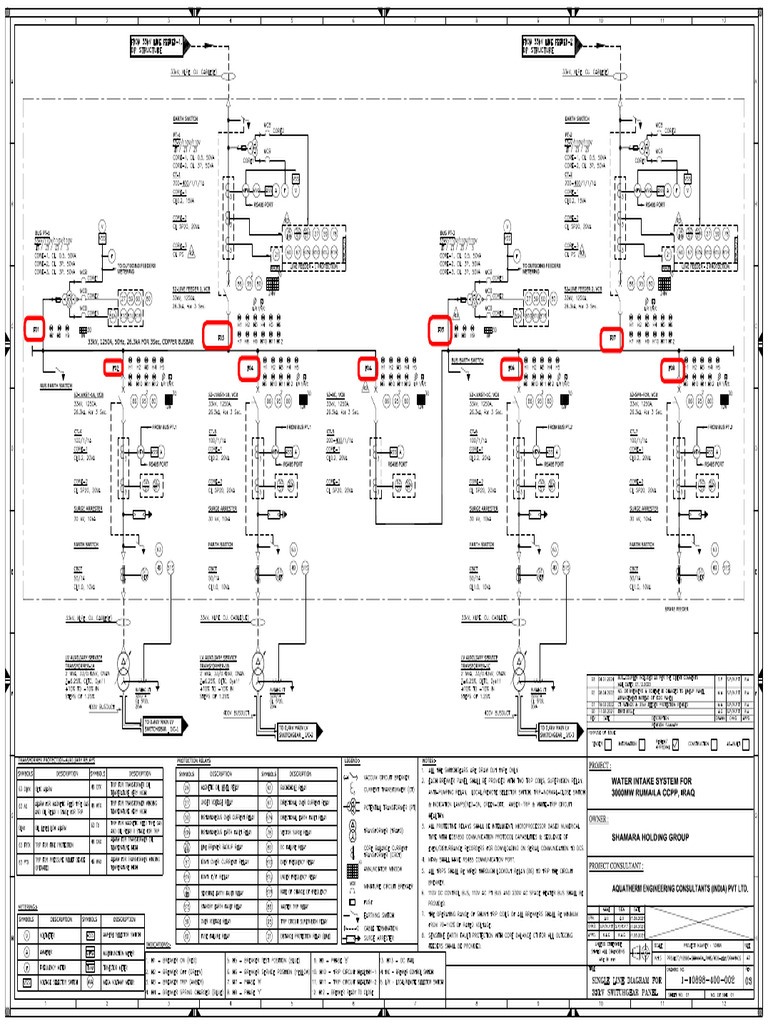 Aec 10898-2 Ele-Dwg-Work SLD 33kv SWGR Panel Rev.03 2-10898-400-002 ...