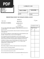 WAEC Physics Practical Guide 2023/2024 | PDF | Pendulum