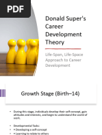 Donald Super - Career Development Theory | PDF | Counseling Psychology ...