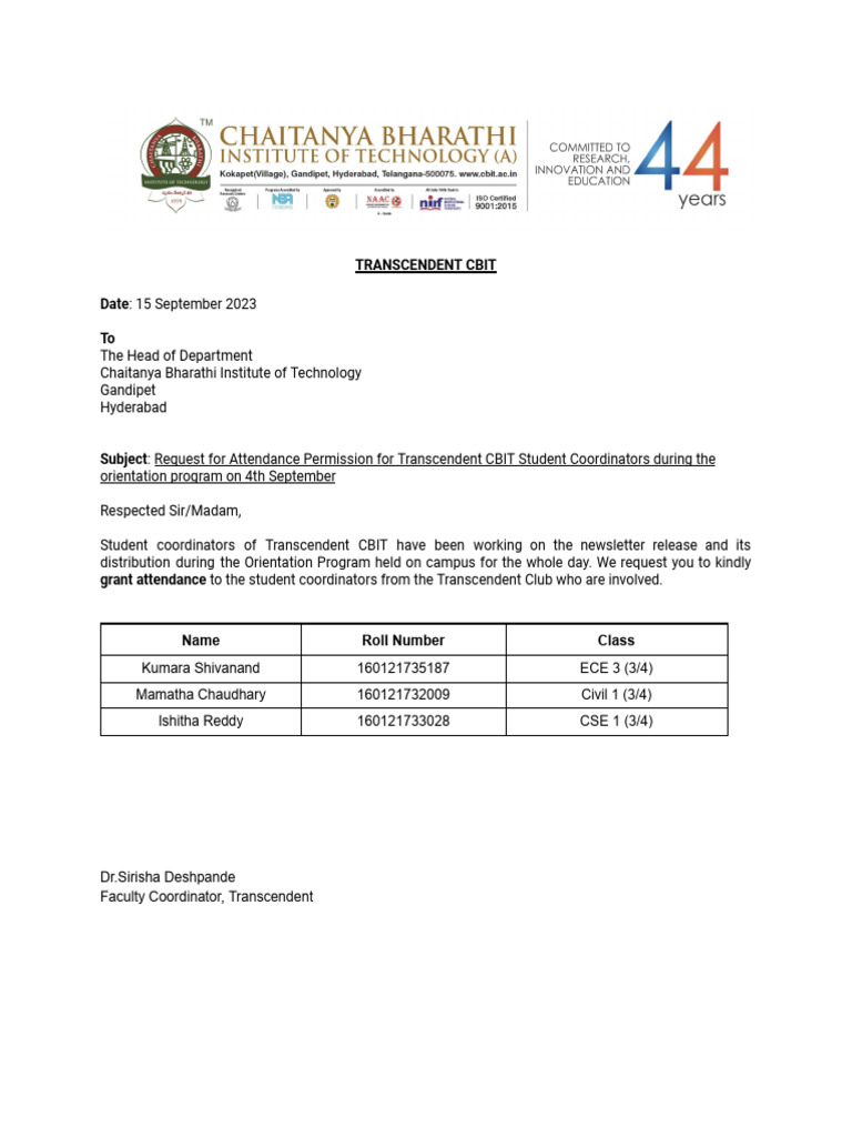 Orientation Mamatha | PDF