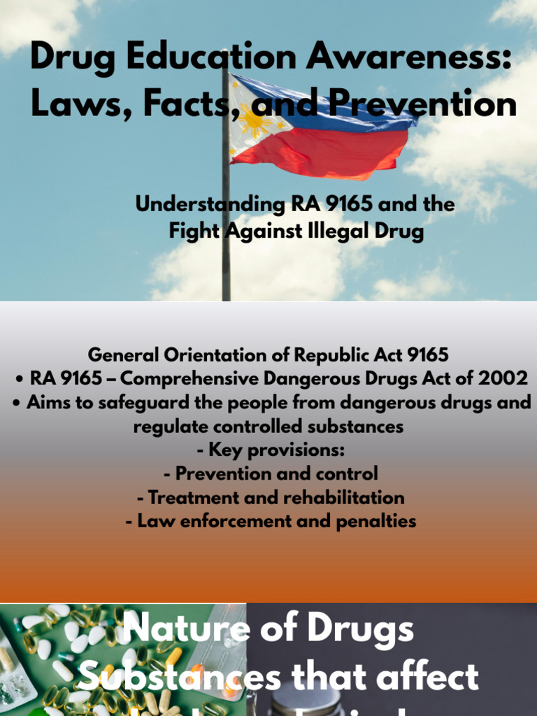Drug Education and RA 9165 Overview | PDF | Drugs | Substance Abuse