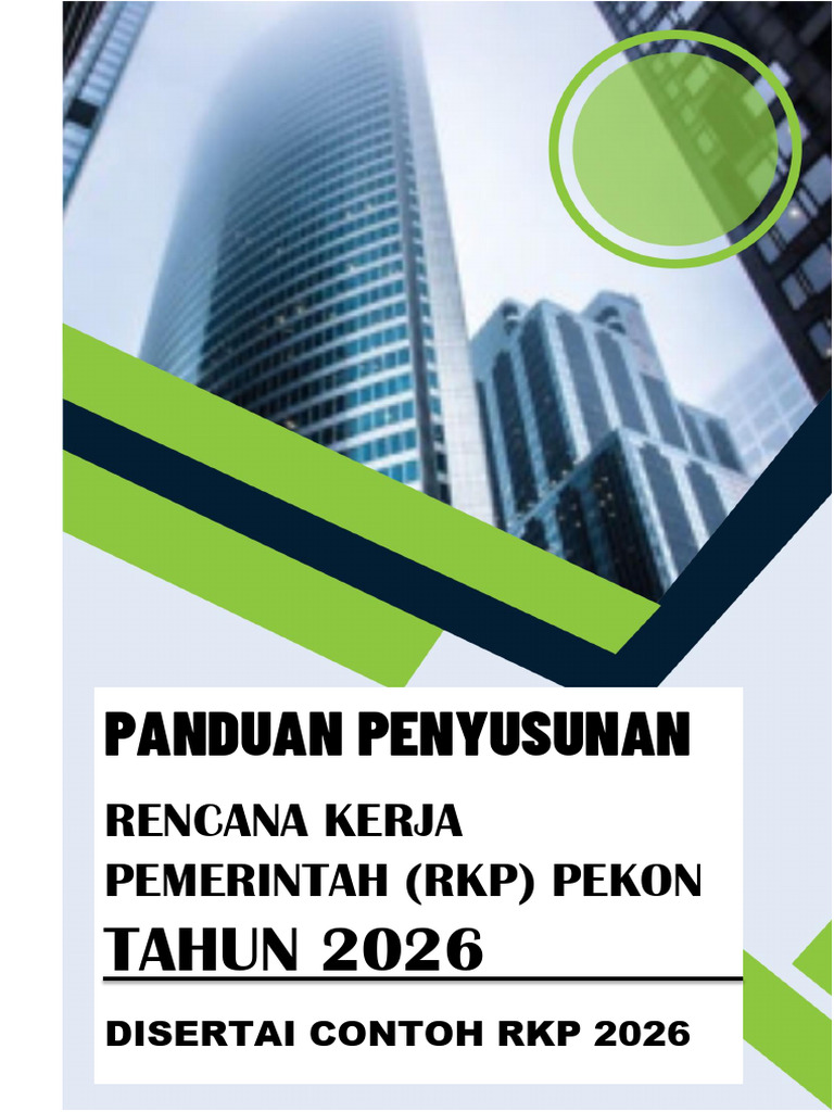 Panduan Penyusunan RKP 26 Dan Form RKP 2026 | PDF