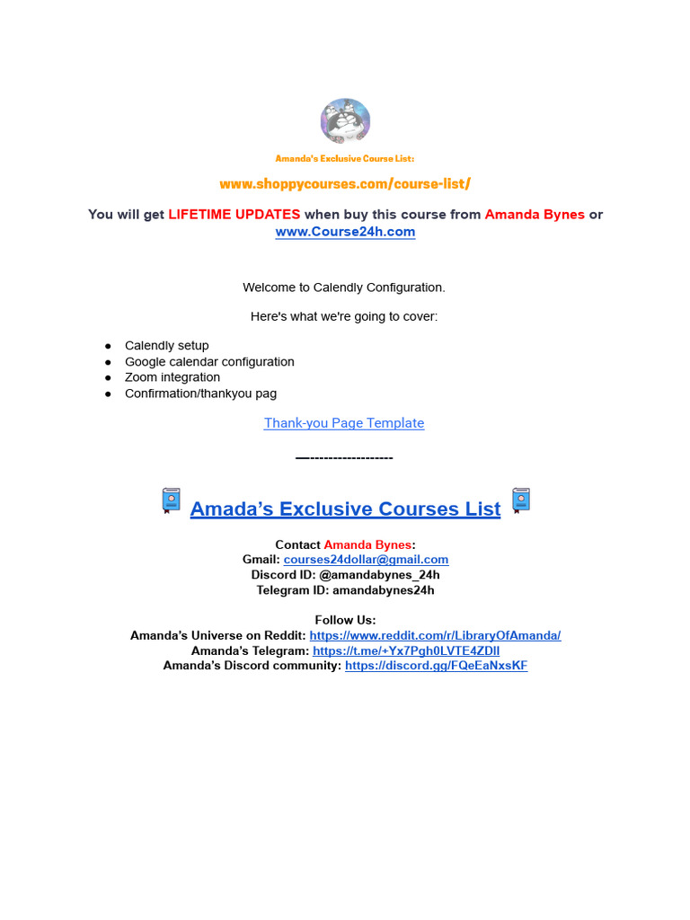 2. Calendly Configuration | PDF