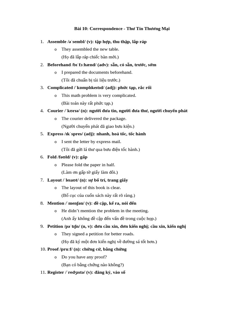 10 Correspondence | PDF
