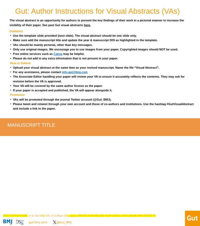 Visual Abstract Submission Guidelines | PDF