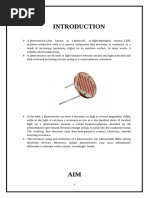 LDR Datasheet | PDF | Electrical Resistance And Conductance | Lighting