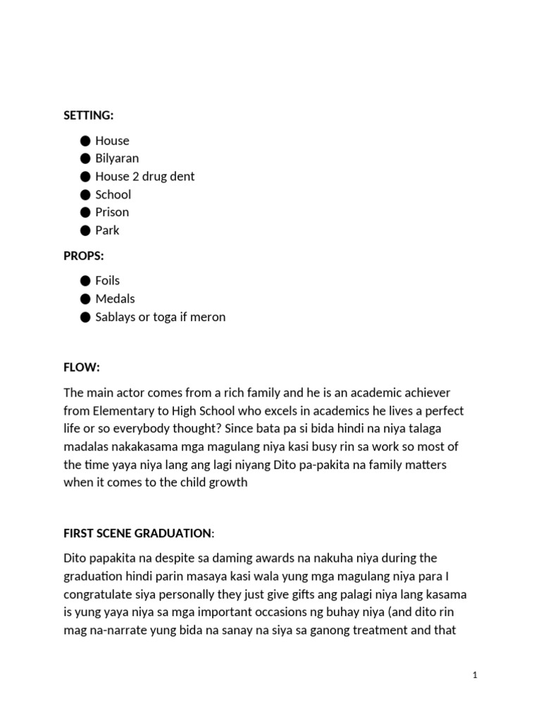 Film Flow and Script | PDF
