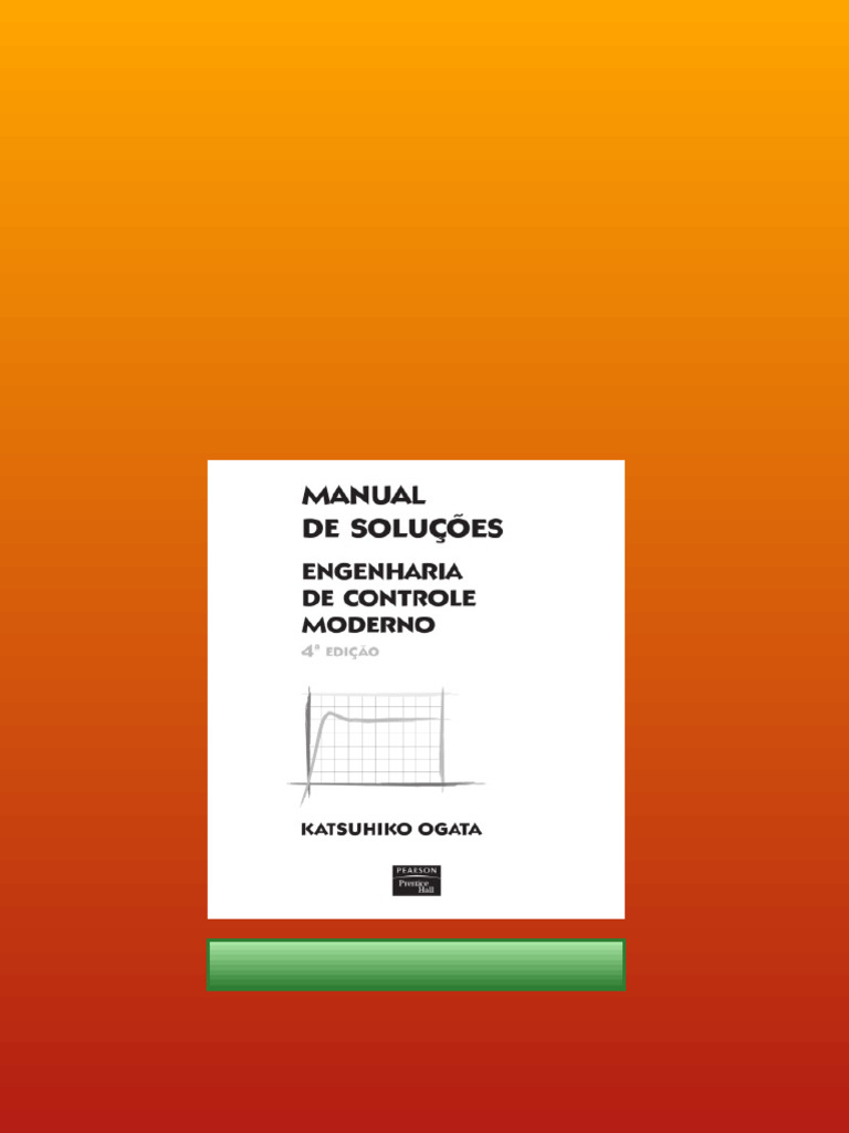 Modern Control Engineering 4th Edition Solution Manual Katsuhiko Ogata ...