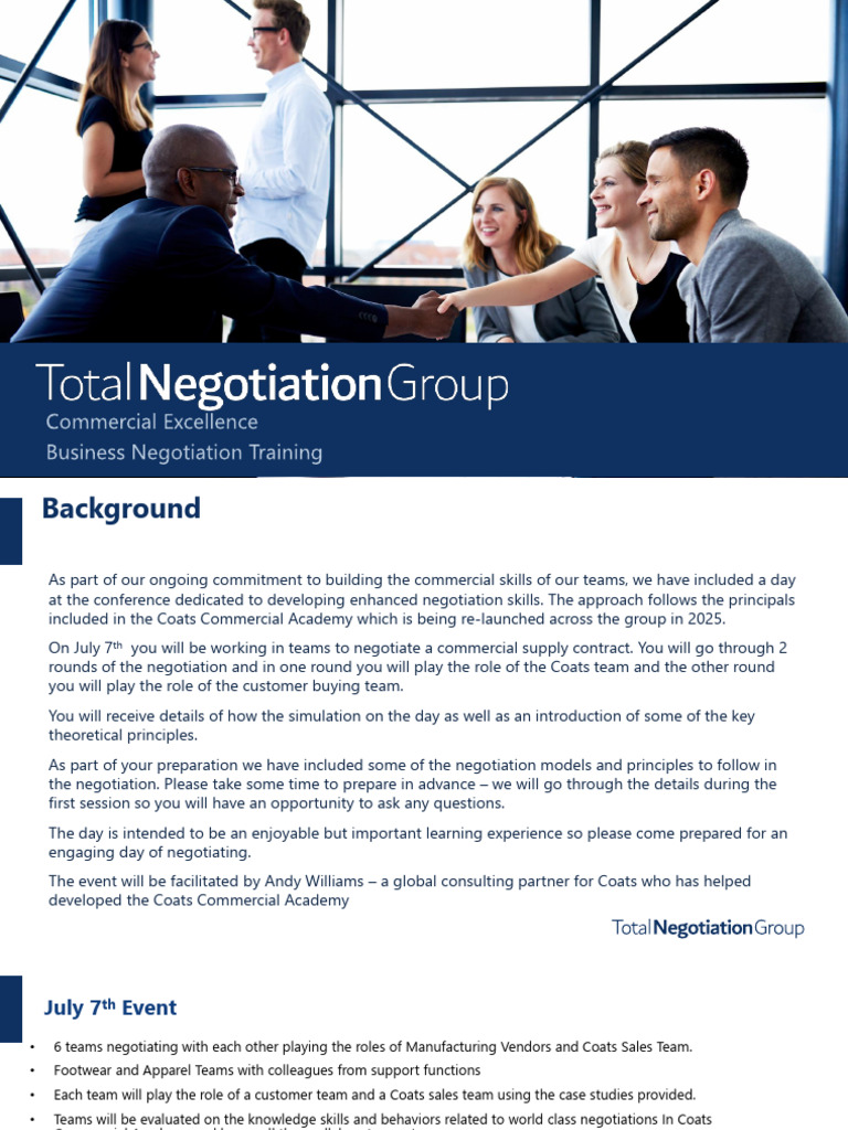 Vietnam Negotiation July Briefing | PDF | Negotiation | Risk