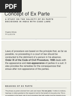 Ex Parte Applications in South Africa | PDF | Ex Parte | Legal Procedure