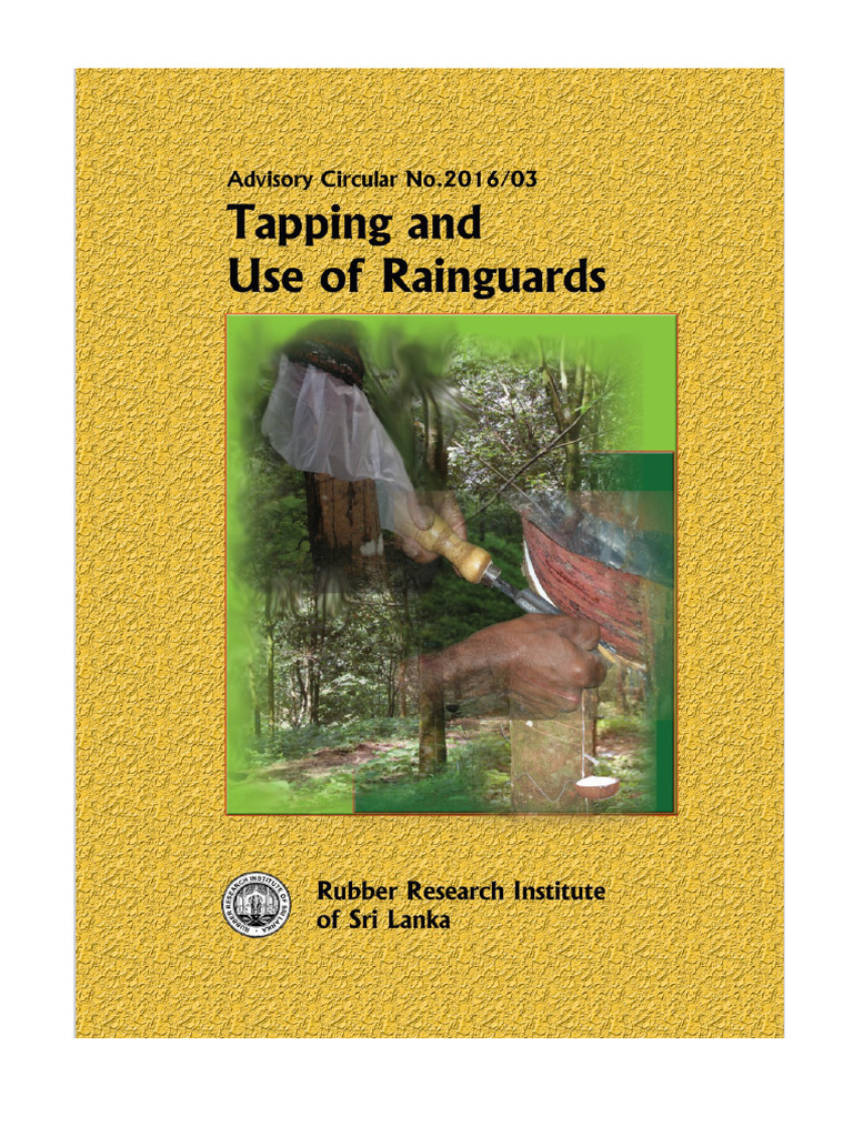 Rubber Tapping Guidelines and Techniques | PDF | Natural Rubber | Trees
